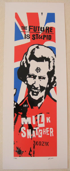 2007 Milk Snatcher - Silkscreen Art Print by Frank Kozik | JoJo's Fine Art